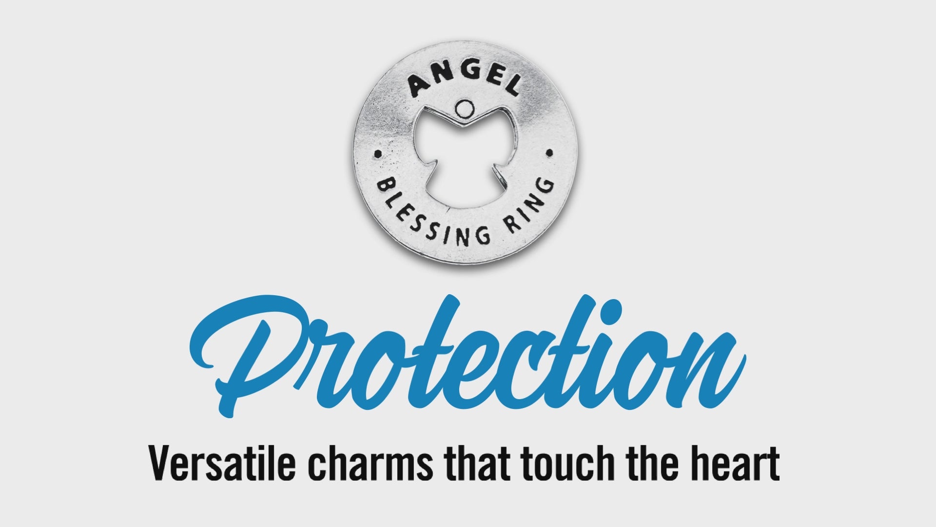 Angel Blessing Ring Charm | Guardian Angel Jewelry | Protection ...