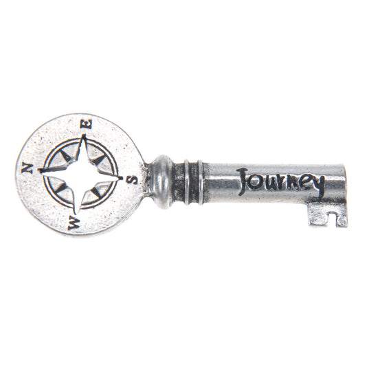 Journey Key Charm | Compass Inspiring Charms for Necklaces & Bracelets ...