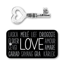 Love Heart Key Charm | Loose or on Necklace | Romantic Gifts & Jewelry ...