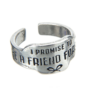 Be a Friend Forever Promise Ring | Best Friend Friendship Promise Ring ...