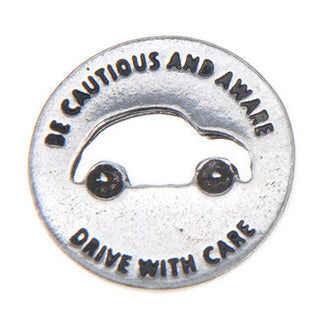 Safe Driving Blessing Ring Charm, Pewter Handcrafted | Drive with Care ...