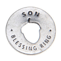 Son Blessing Ring Charm, Pewter, Handcrafted | Mighty Oaks from Acorns ...