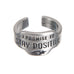 Stay Positive Promise Ring | Simple Casual Promise Rings Shooting Star ...